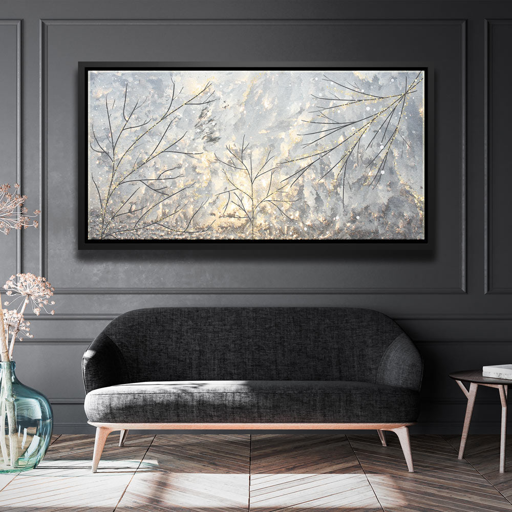 Golden Snowfall – TheGOATWallArt