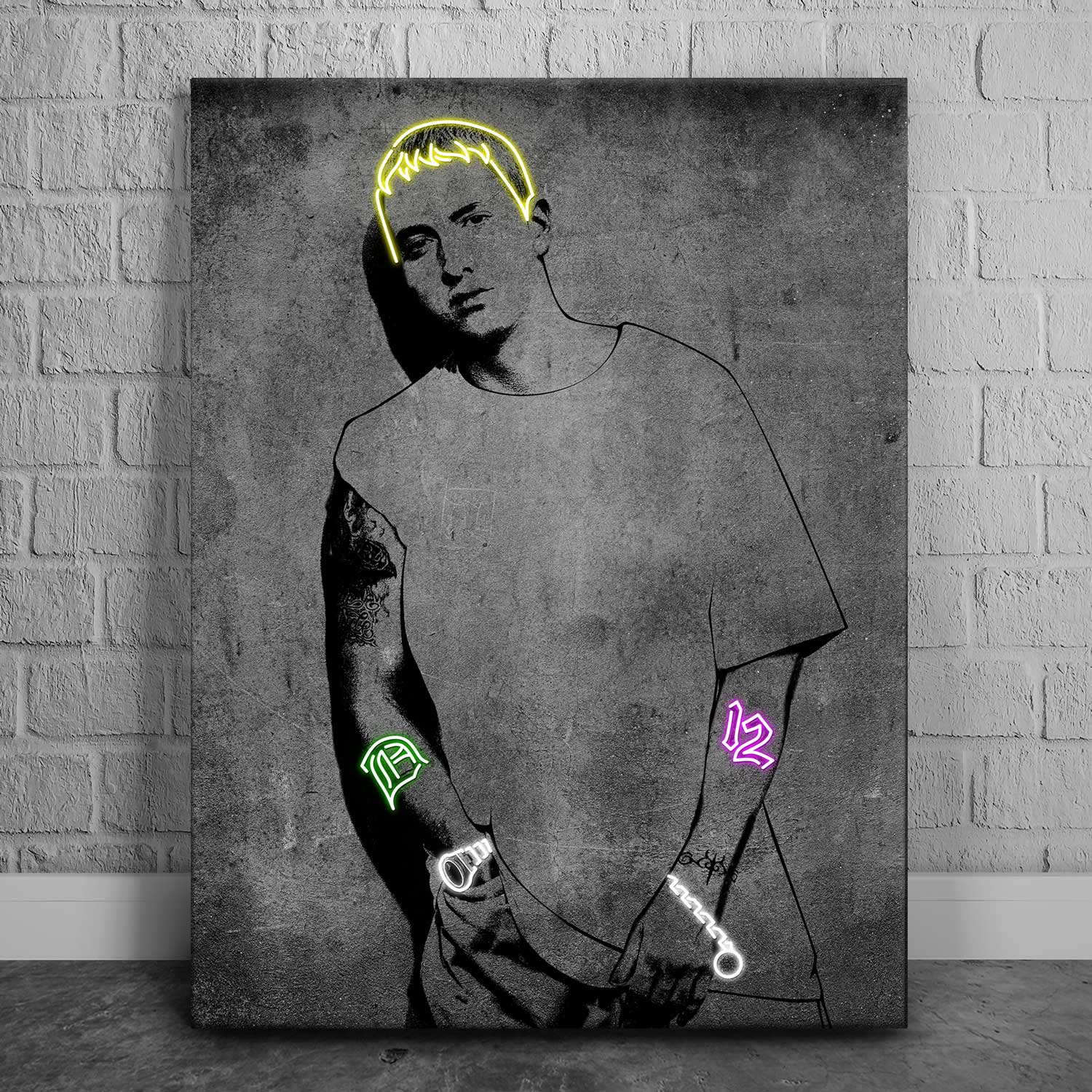 Hi, My Name Is – TheGOATWallArt
