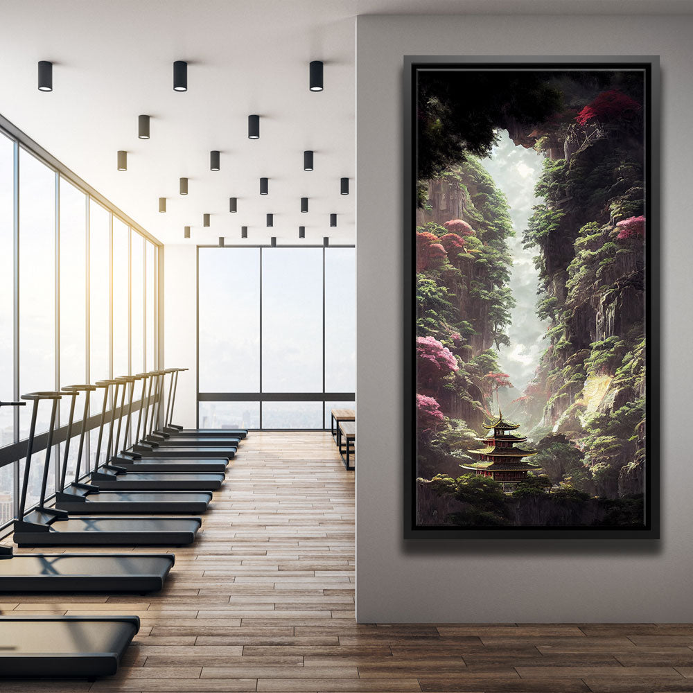 Hidden Japanese Mountain Sanctuary – TheGOATWallArt