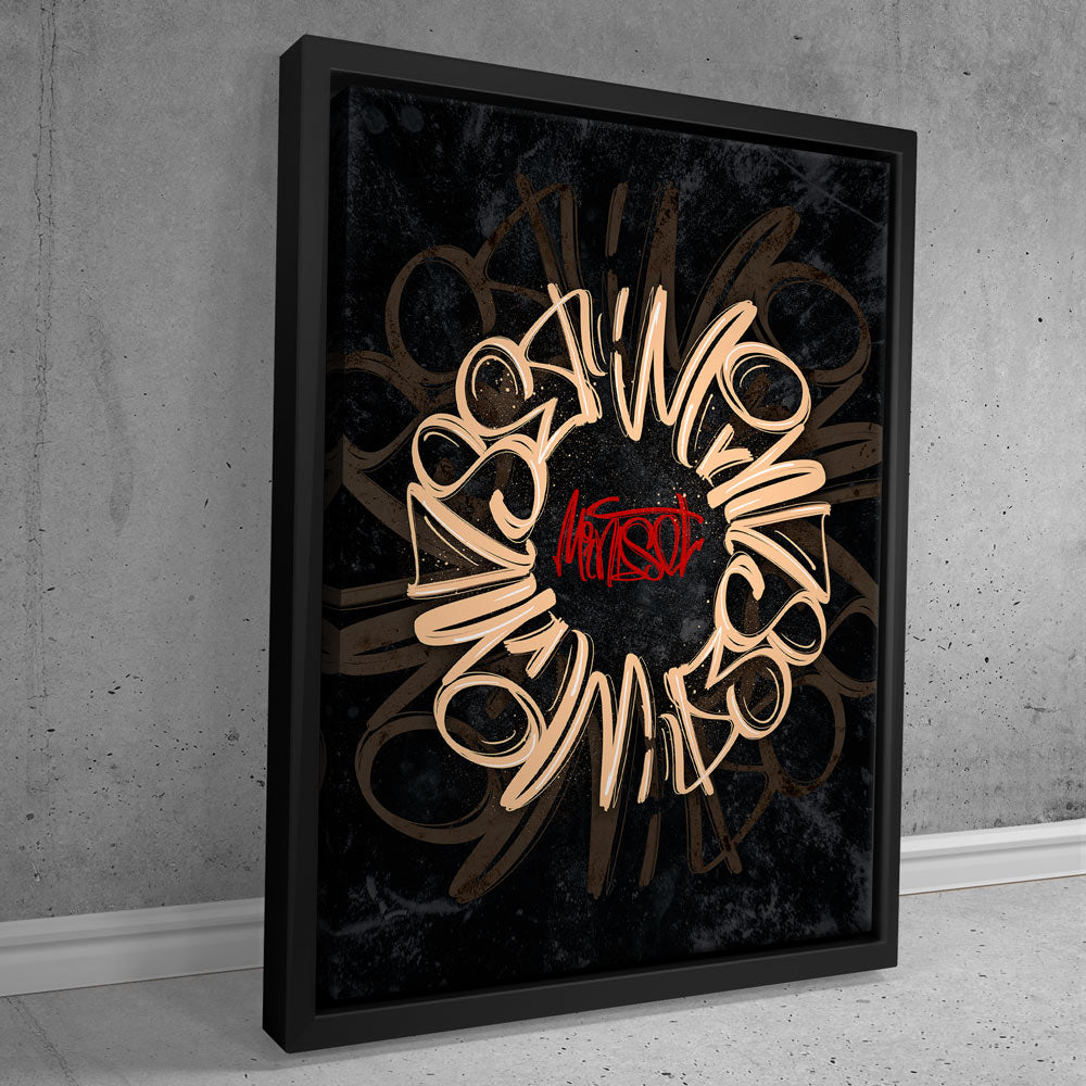 Mindset - Calligraphy I | TheGOATWallArt