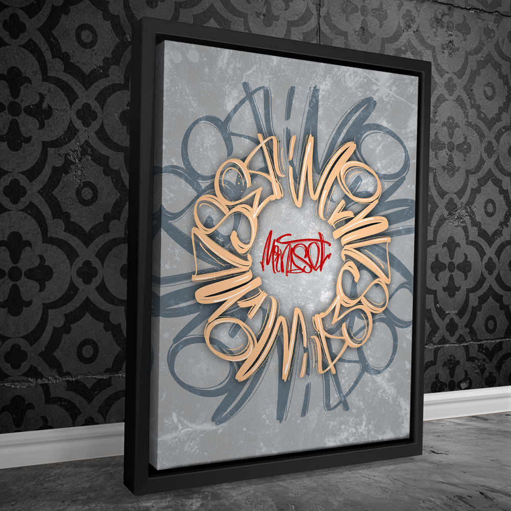 Mindset - Calligraphy II | TheGOATWallArt
