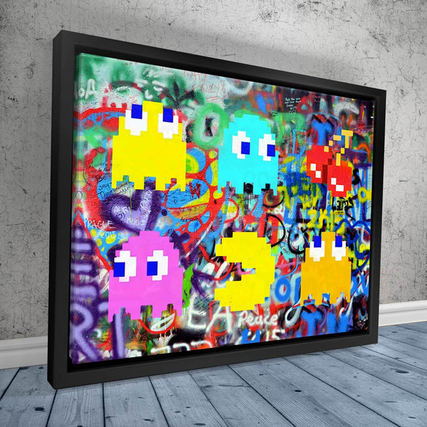 Pacman Graffiti - TheGOATWallArt