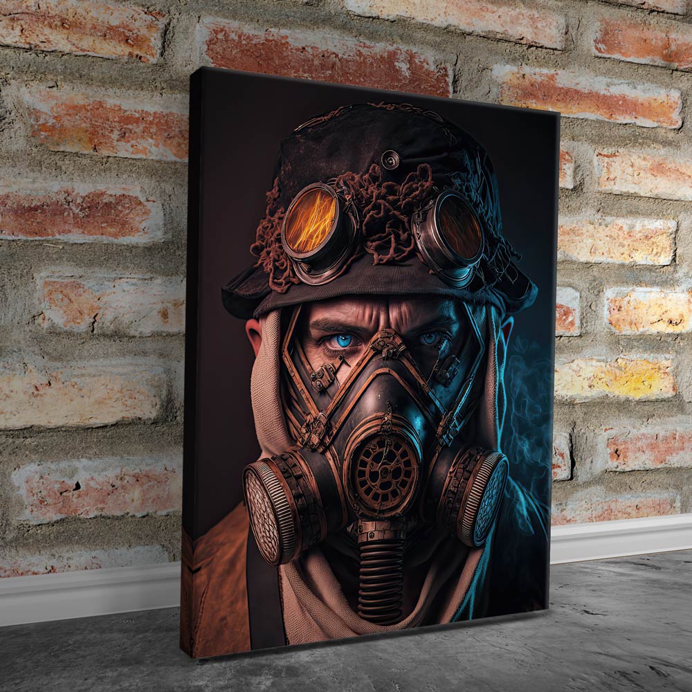 Steampunk Firefighter | TheGOATWallArt