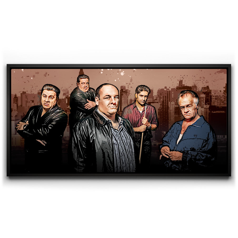 The Sopranos Canvas Set | TheGOATWallArt