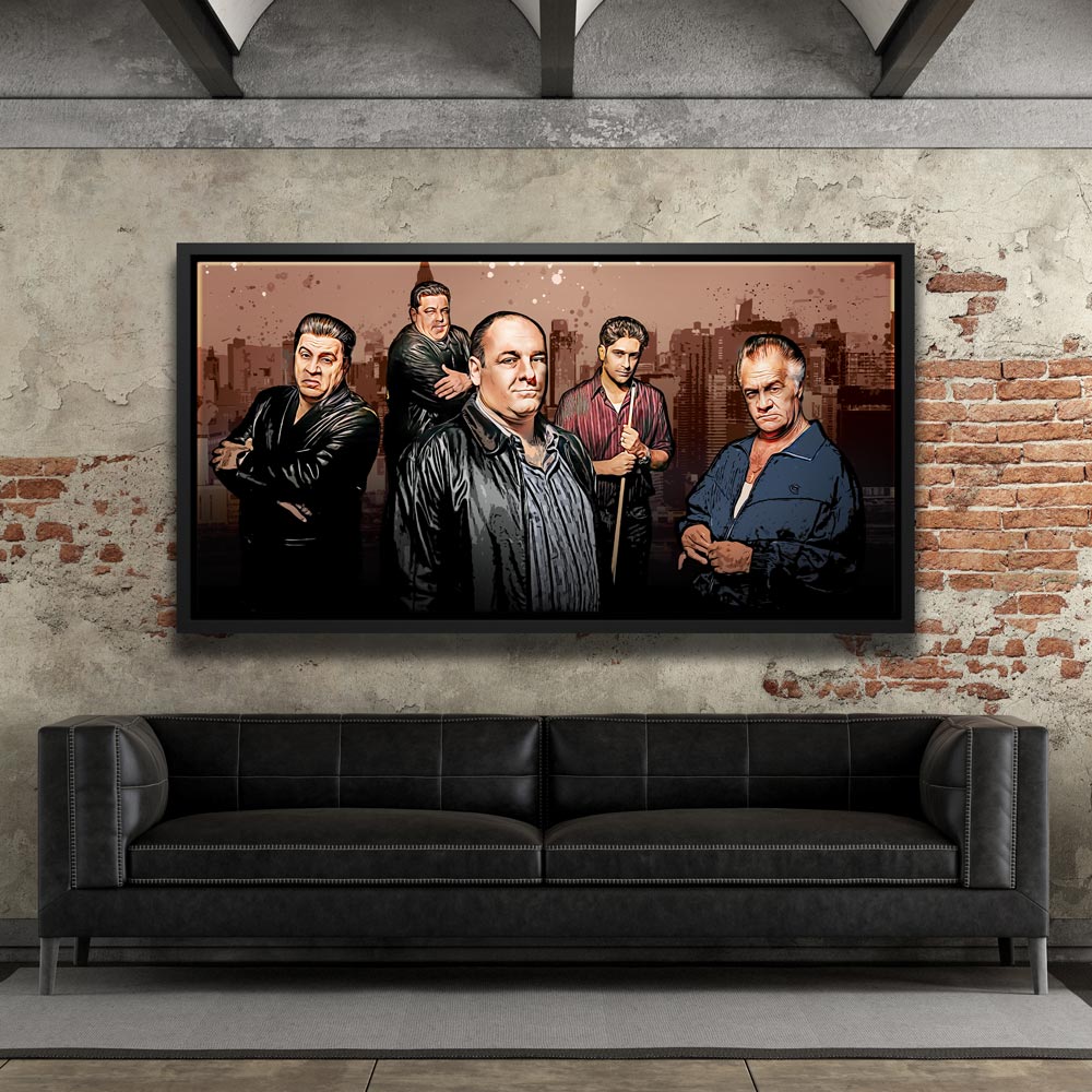 The Sopranos Canvas Set – TheGOATWallArt
