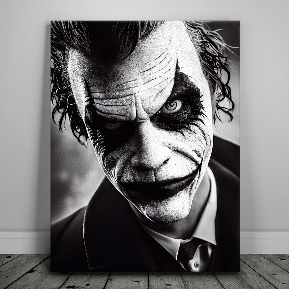 Why So Serious - Black & White – TheGOATWallArt